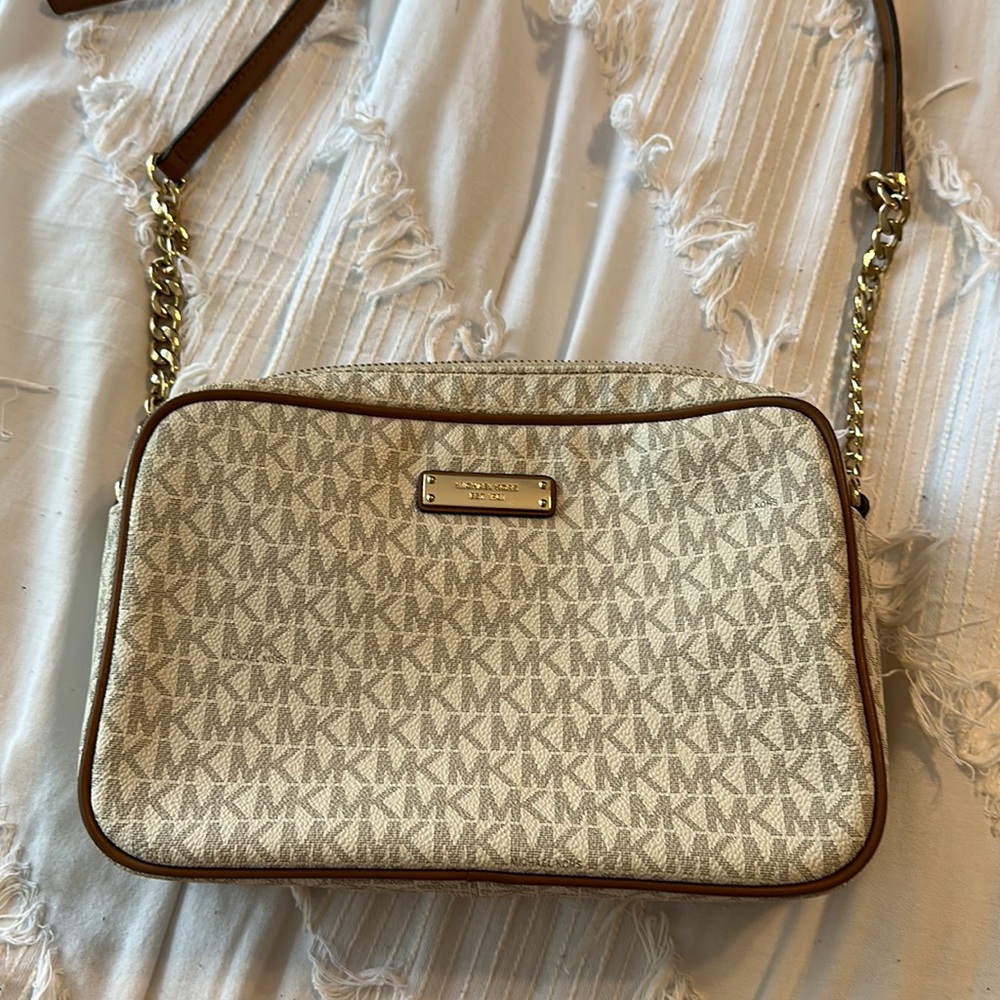 Michael Kors Jet Set Logo Large Crossbody Bag - Gem